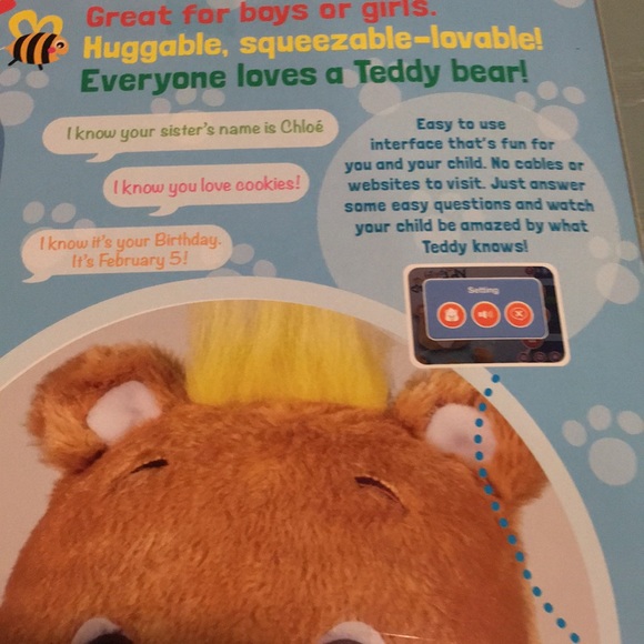Genesis | Other | My Friend Teddy Interactive Bear New Knows All Your ...